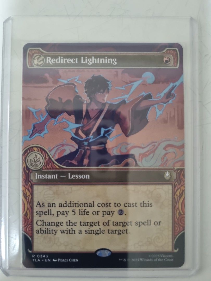 [MTG] Redirect Lightning (V2 - Showcase) || Avatar: The Last Airbender ...