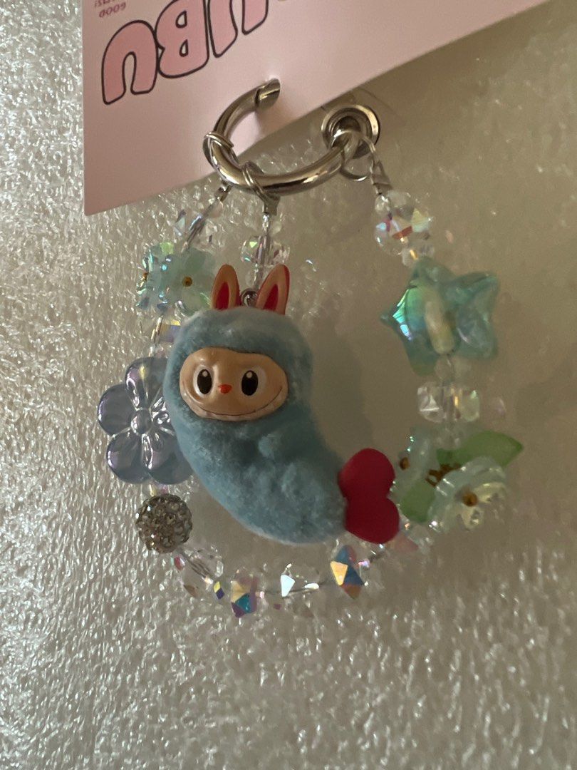 New Popmart Labubu inspired pop bean handcrafted Bag charm/ mobile ...