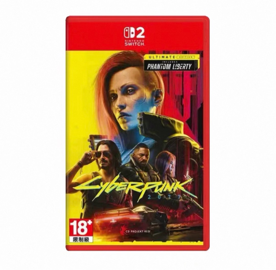 Nintendo Switch 2 Cyberpunk 2077 Physical Game Card Cartridge, Video ...