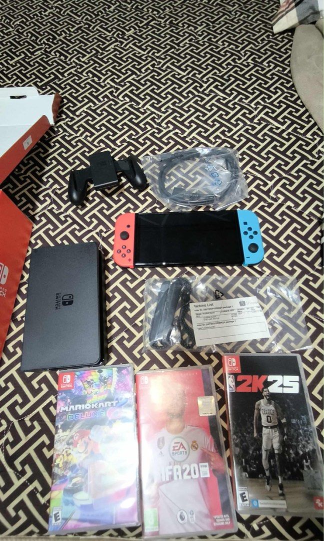Nintendo switch OLED with Joy-Con Sale‼️, Video Gaming, Video Game ...