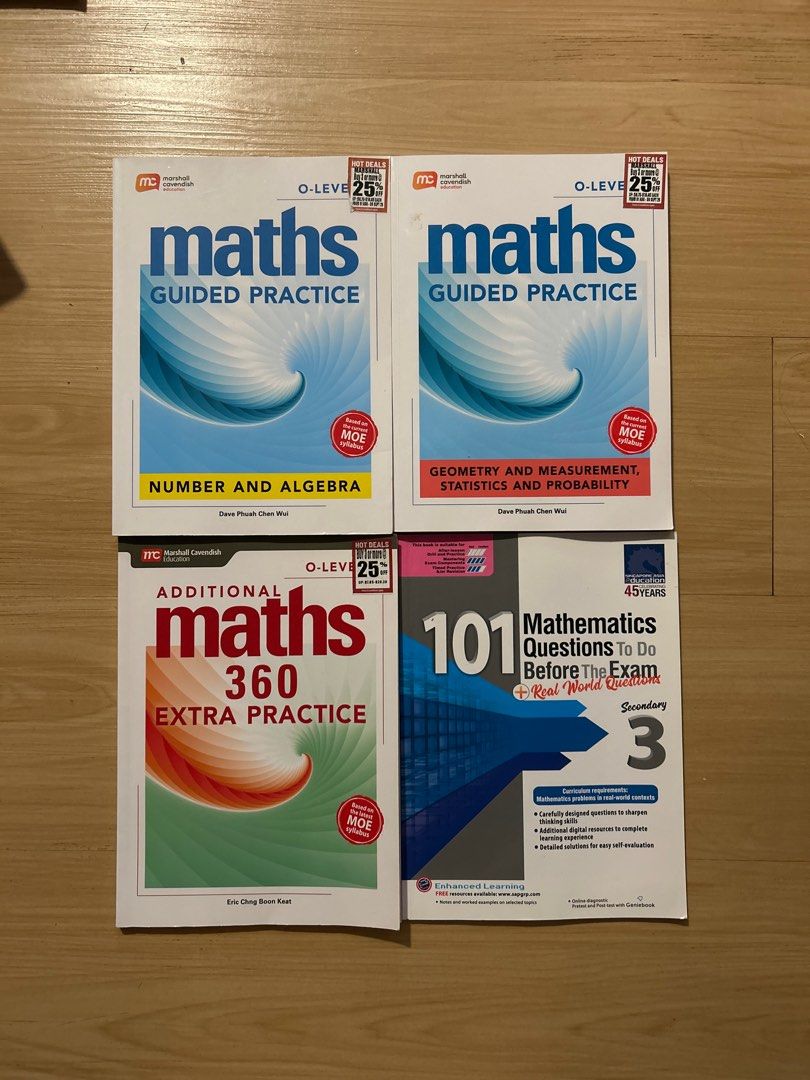 O-Level EMaths Practice Books, Hobbies & Toys, Books & Magazines ...