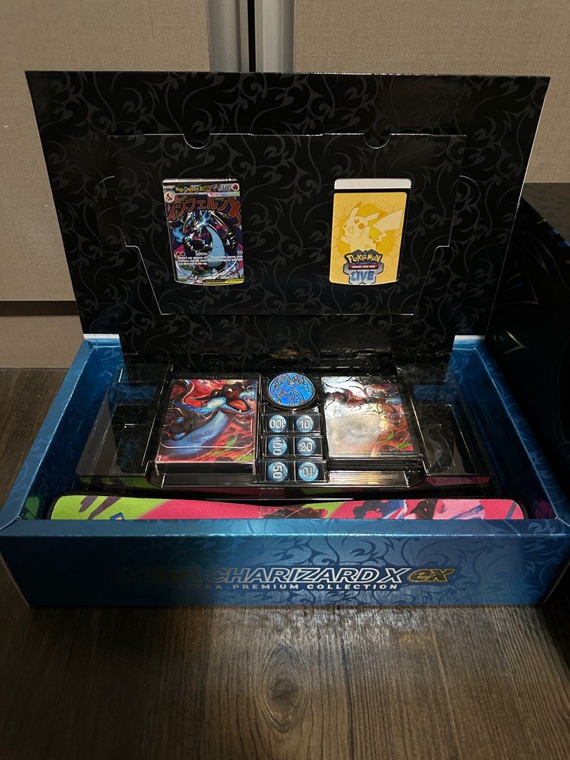 Pokemon Mega Charizard X Ex Ultra Premium Collection UPC Box Zard promo ...
