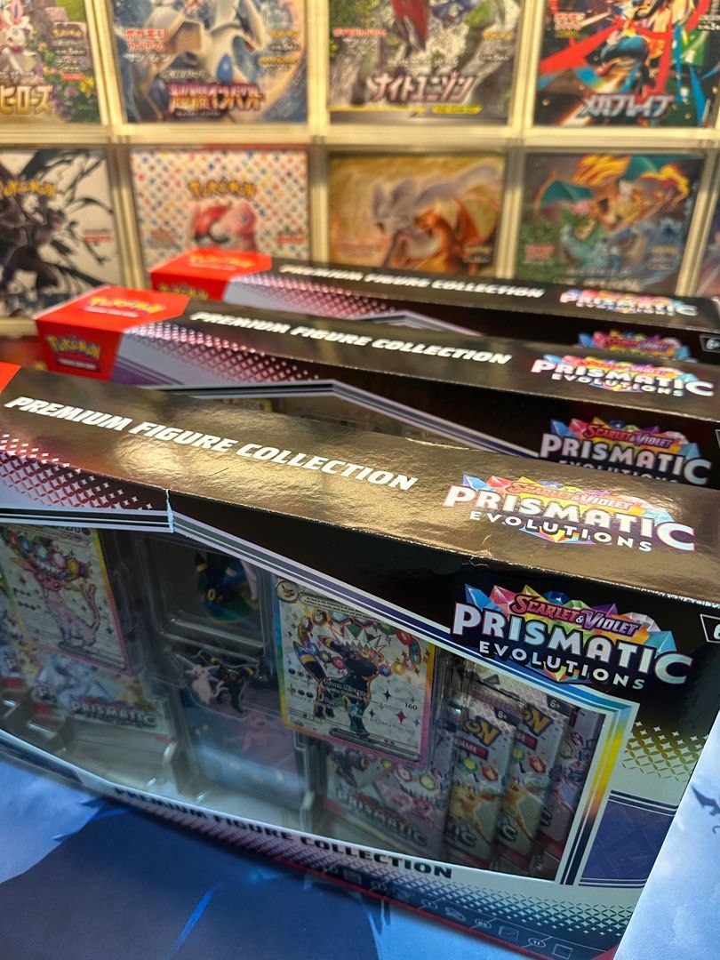 Pokemon Prismatic Evolution Premium Figure collection, Hobbies & Toys ...