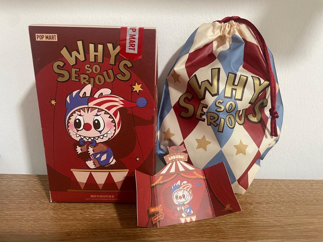 Labubu !POP MART Labubu Why So Serious Juggling Clown, Hobbies & Toys ...