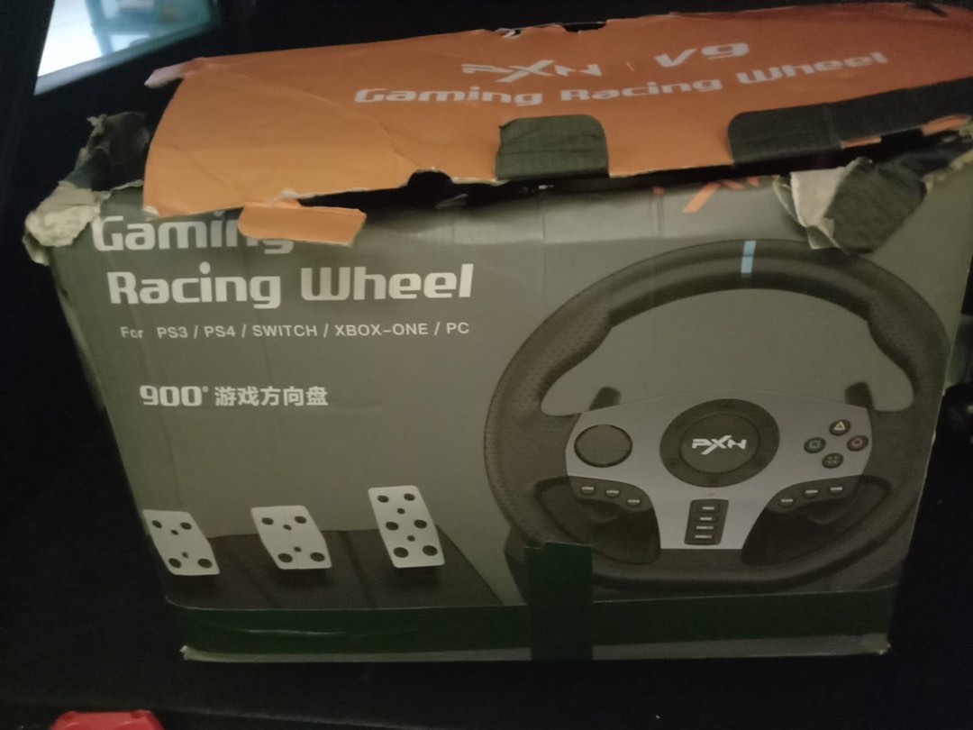 PXN V9 Gaming Racing Wheel for PS3/PS4/Switch/Xbox One/PC, Video Gaming ...