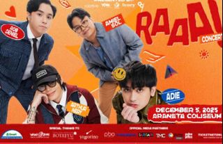 RAAA! Concert Live in Araneta on December 5 Patron Tickets - December 5 ...