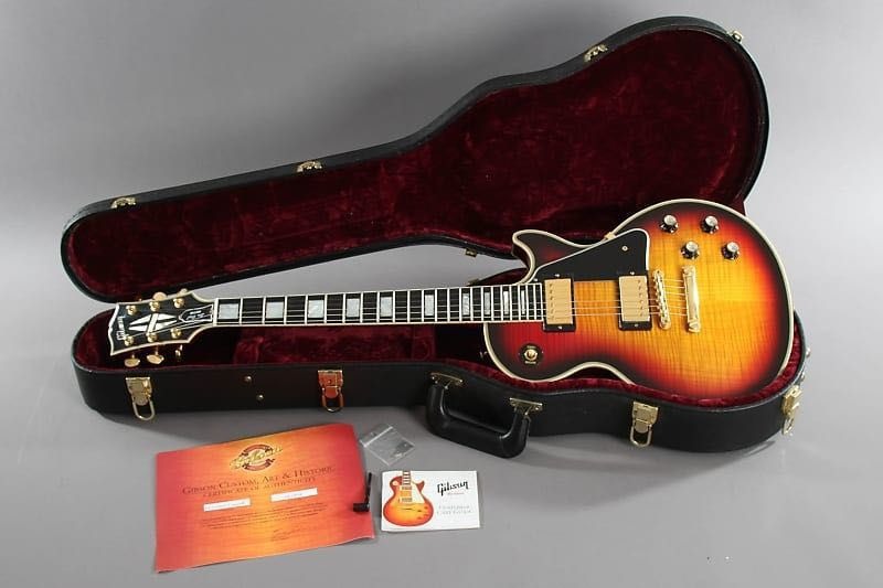 [Rare]2006 Gibson Custom Shop 1968 Reissue Tri Burst Guitar Center ...