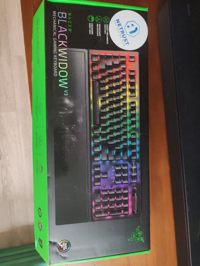 Razer Blackwidow V3 Mechanical Keyboard, Computers & Tech, Parts ...