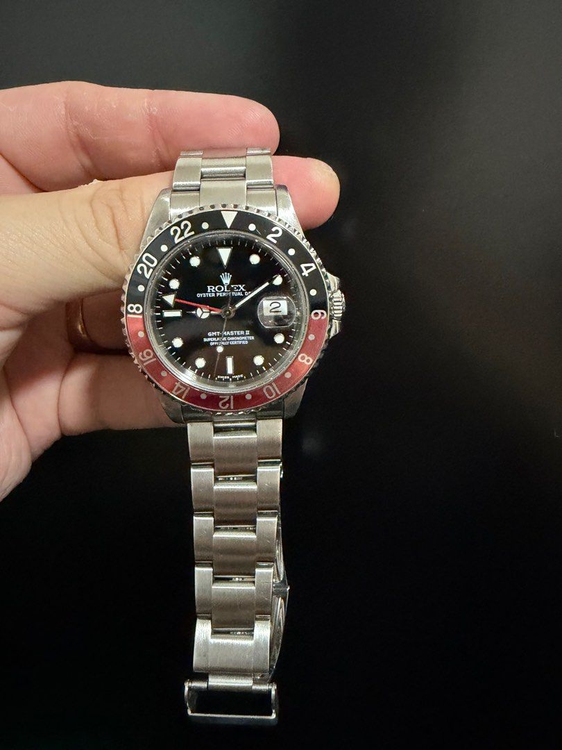 Rolex GMT-Master II 16710 Coke Swiss Made, Luxury, Watches on Carousell