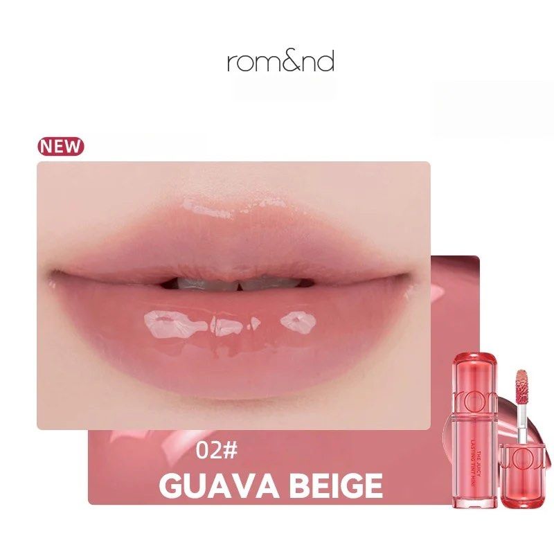 Rom&nd Juicy Lasting Tint Mini - 02 Guava Beige, Beauty & Personal Care, Face, Makeup Products ...