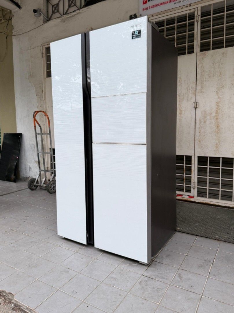 Samsung 548L inverter 2door Side-by-Side fridge Refrigerator lightly used second hand untuk di ...