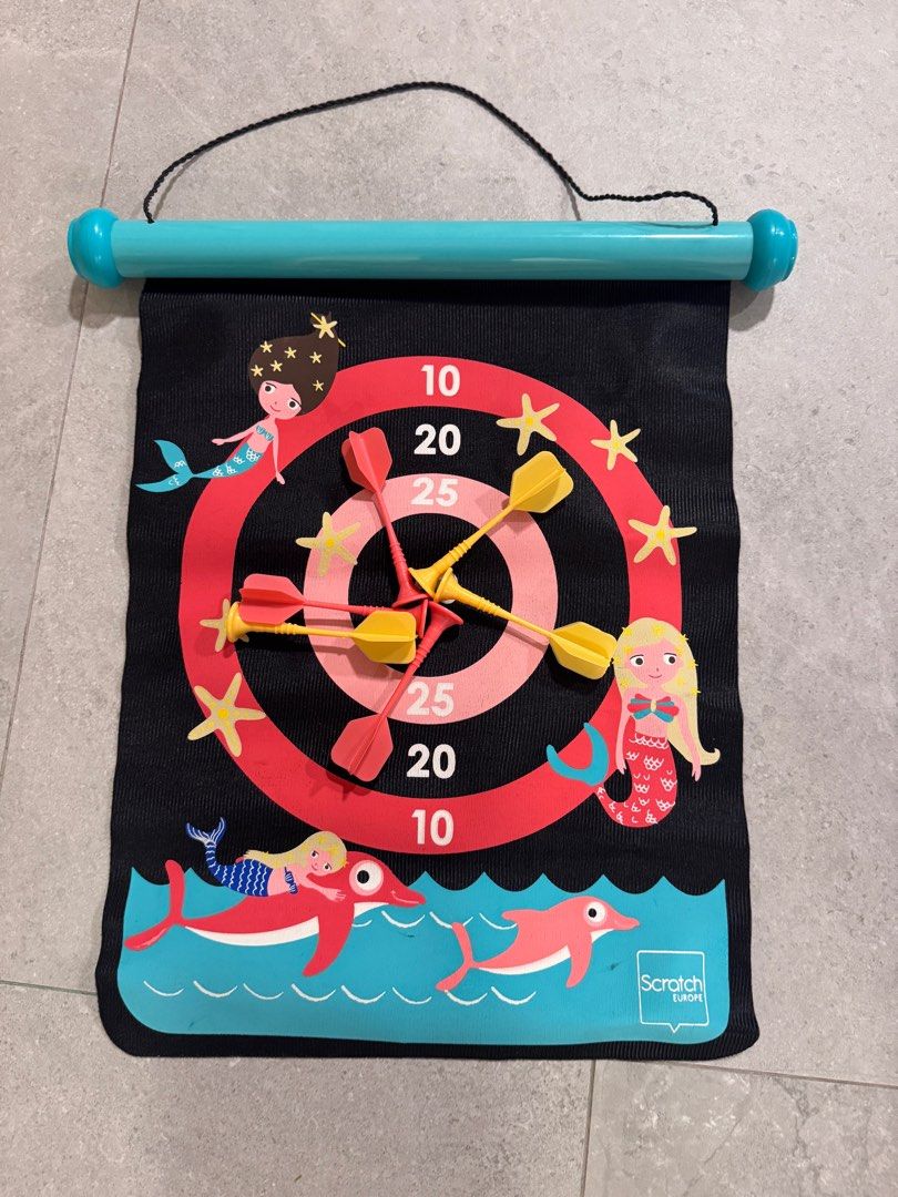 Scratch Europe Dartboard Game, Hobbies & Toys, Toys & Games on Carousell