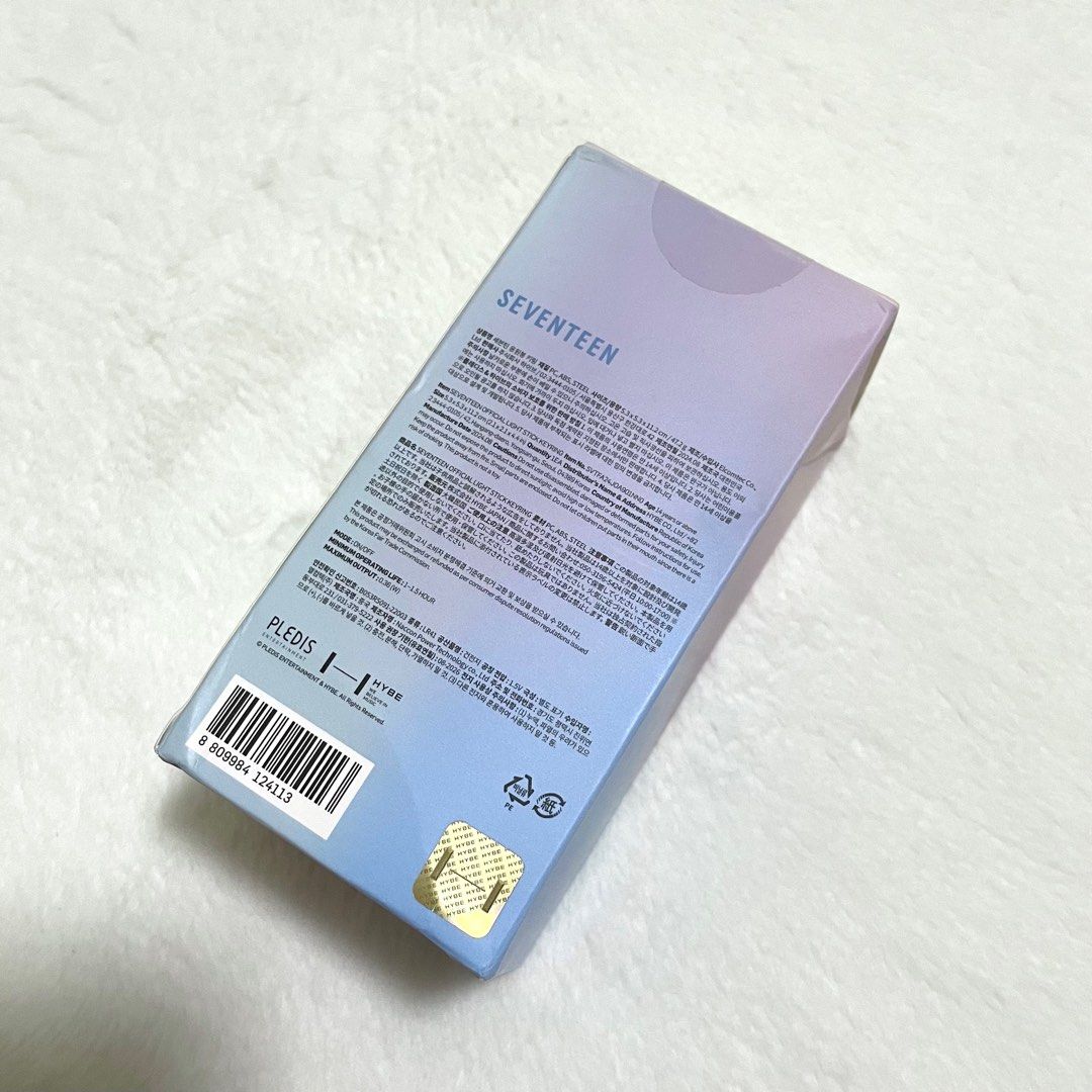 [SEALED/INSTOCK] SVT Seventeen Official Lightstick Version 3 Keyring ...