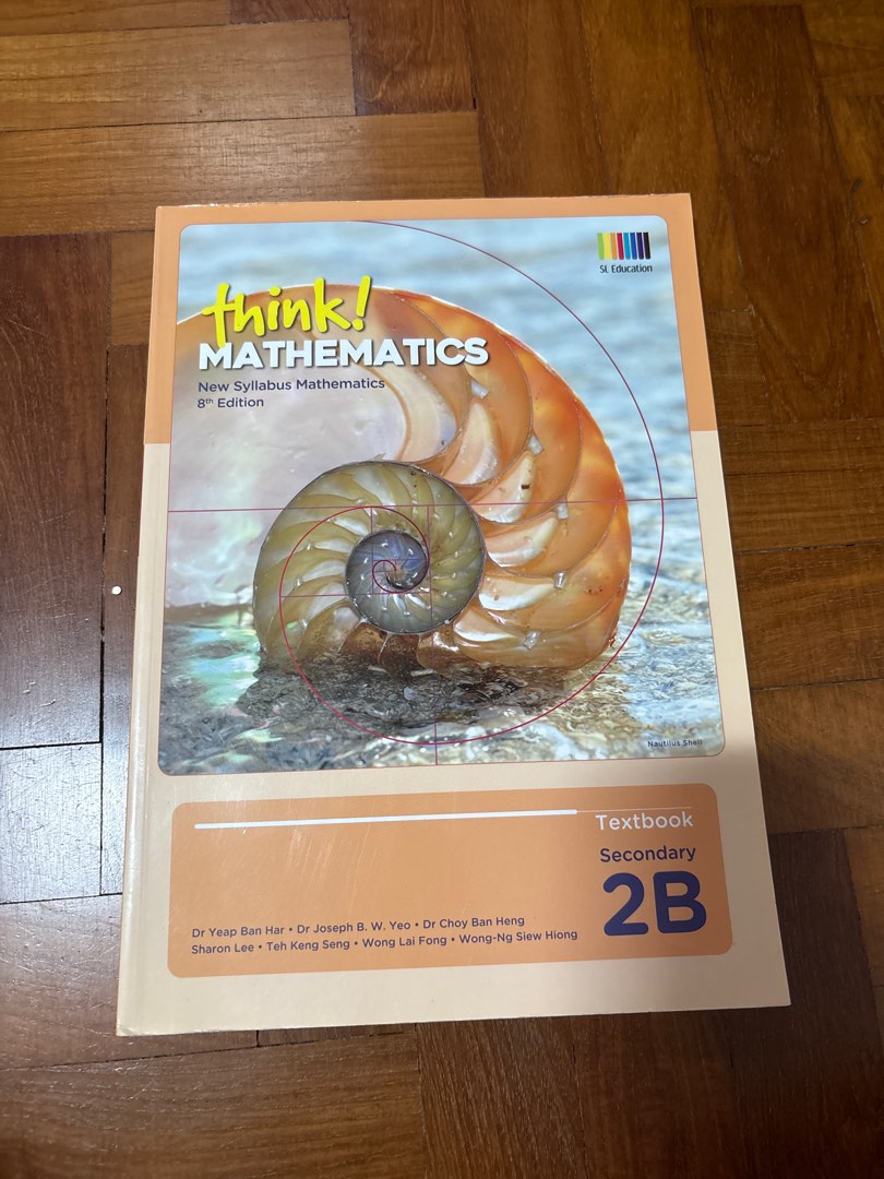 Sec2 Math 2B textbook, Hobbies & Toys, Books & Magazines, Textbooks on ...