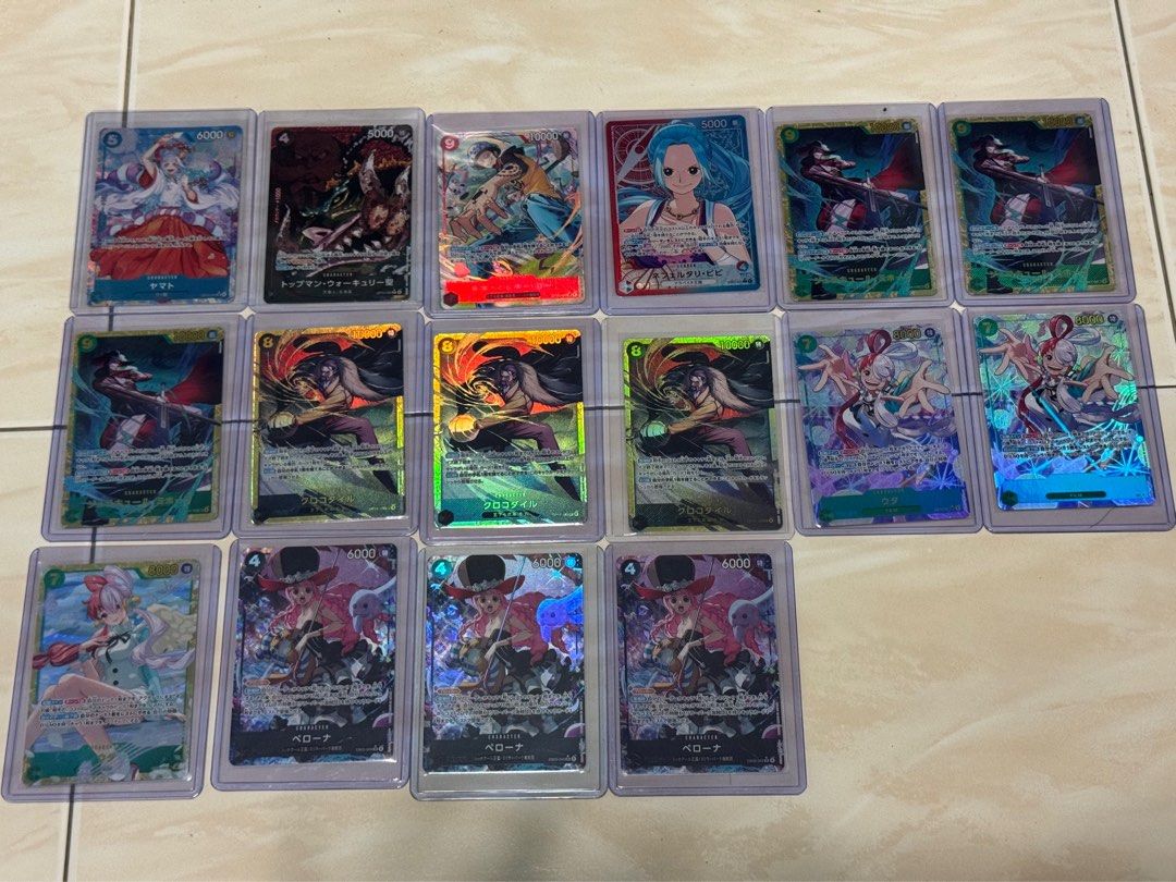 Selling OP14, EB03 hits & OP14 mihawk manga rare, Hobbies & Toys, Toys & Games on Carousell