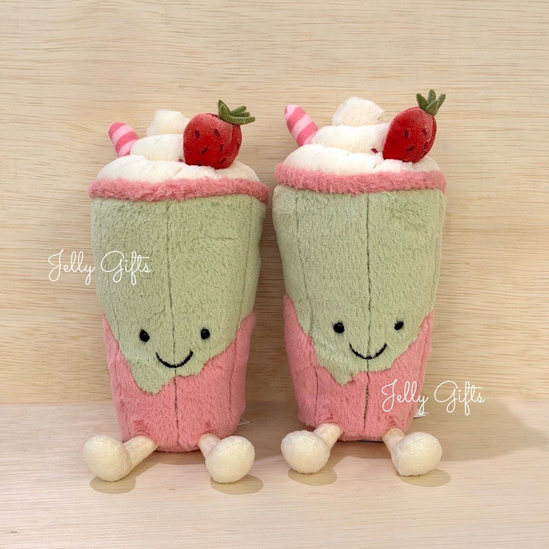 (SG Instock) Jellycat Amuseables Berrity Latte - Shanghai Exclusive Set ...