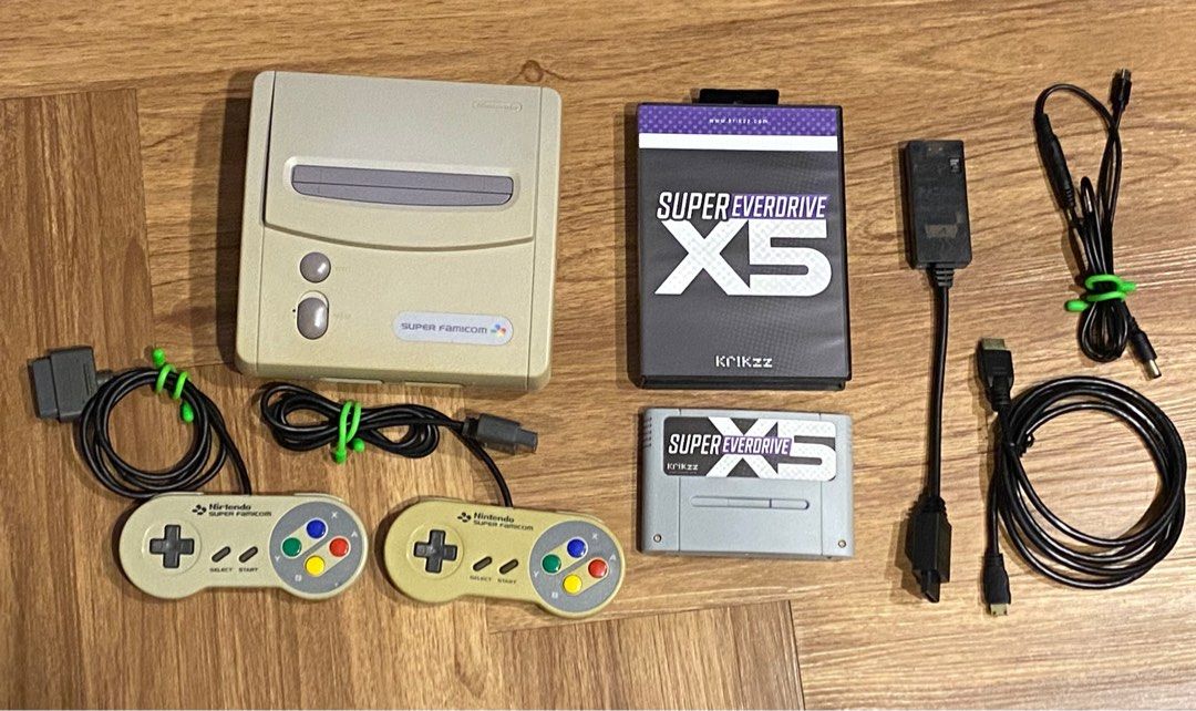 Super Famicom Jr Console Set (1-Chip / RGB / Digital Audio Modded) with ...