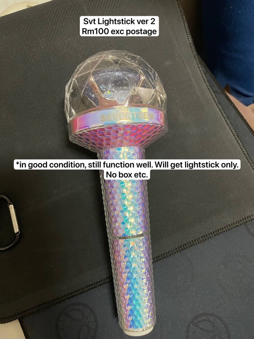 Svt seventeen lightstick ver 2 caratbong, Hobbies & Toys, Collectibles ...