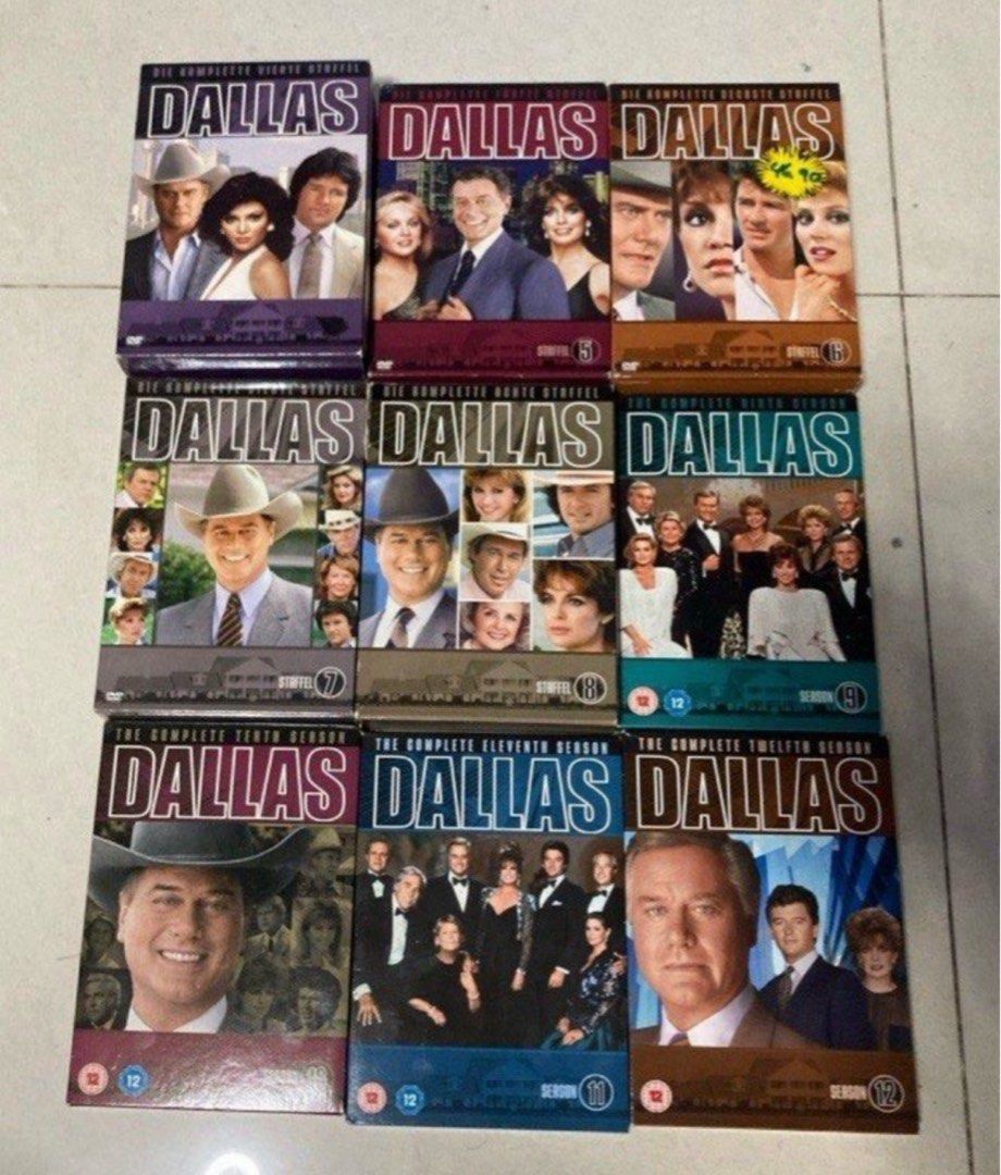 *fire sale price til Dec*Dallas: DVD Box Set Season 4-12 (all for $45 ...