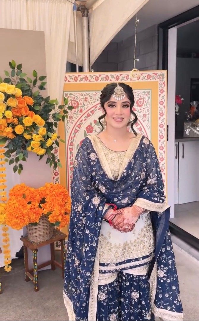 Top with sharara Palazzo suit, Women's Fashion, Dresses & Sets, Evening ...