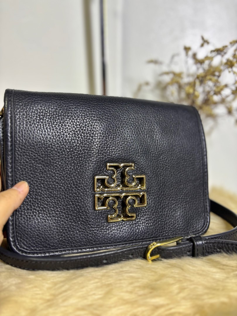 Tory black and gold sling, Women's Fashion, Bags & Wallets, Cross-body ...