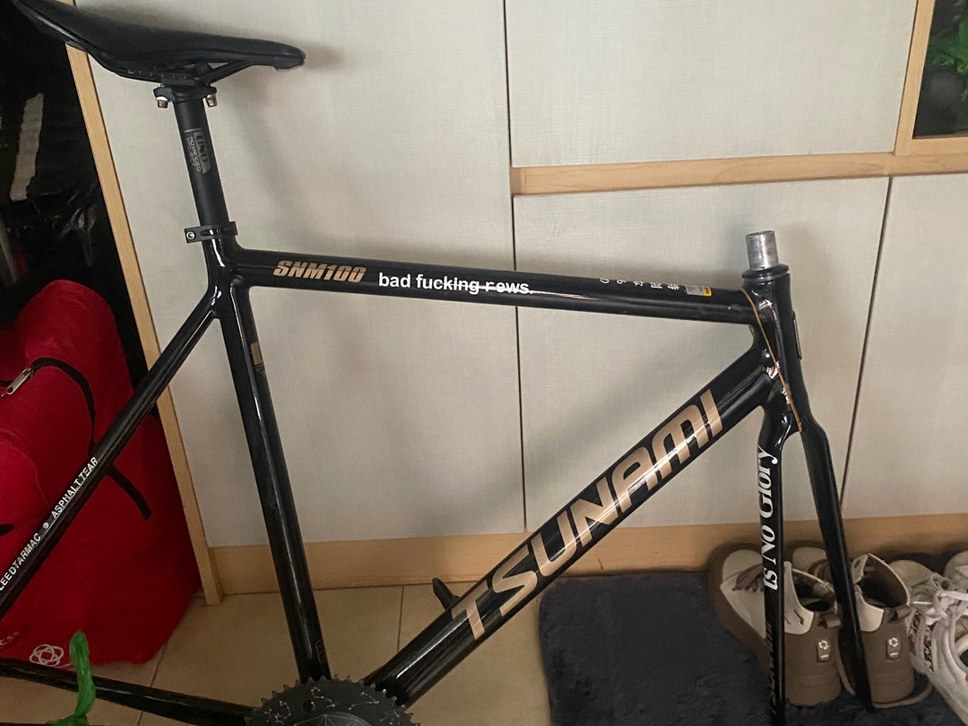 Tsunami SNM100 Fixed Gear Bike Frame, Sports Equipment, Bicycles & Parts, Bicycles on Carousell