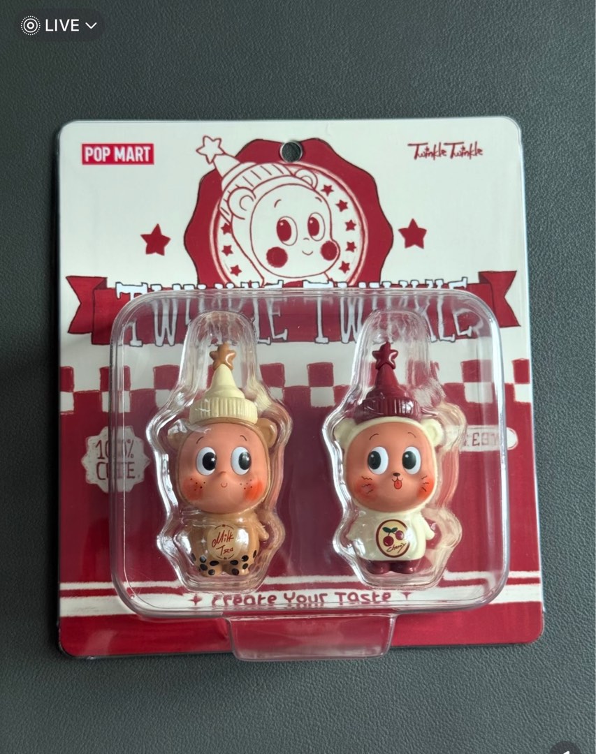 Twinkle Bubble Milk Tea and Cherry Iced Tea figure, Hobbies & Toys ...