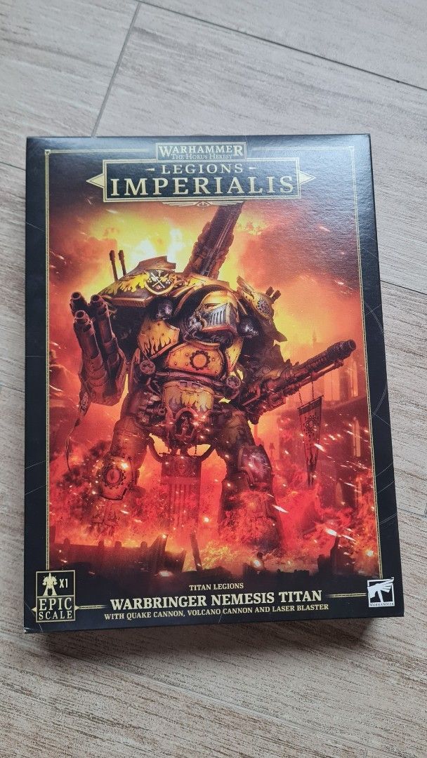Warhammer Legions Imperialis Warbringer Nemesis Titan, Hobbies & Toys ...