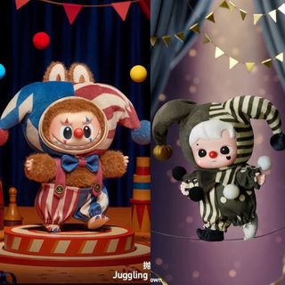 Popmart why so serious labubu Juggling Clown + hacipupu shadow joker ...