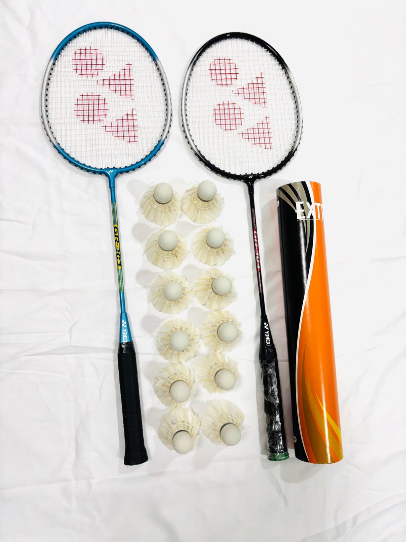 Raket Badminton dan Bulu tangkis, Sports Equipment, Sports & Games ...