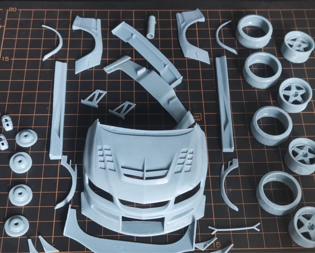 1/24 Voltex Widebody Kit for Fujimi Evolution IX, Hobbies & Toys, Toys ...