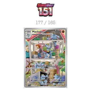 151 Machoke AR 177/165 English, Hobbies & Toys, Toys & Games on Carousell
