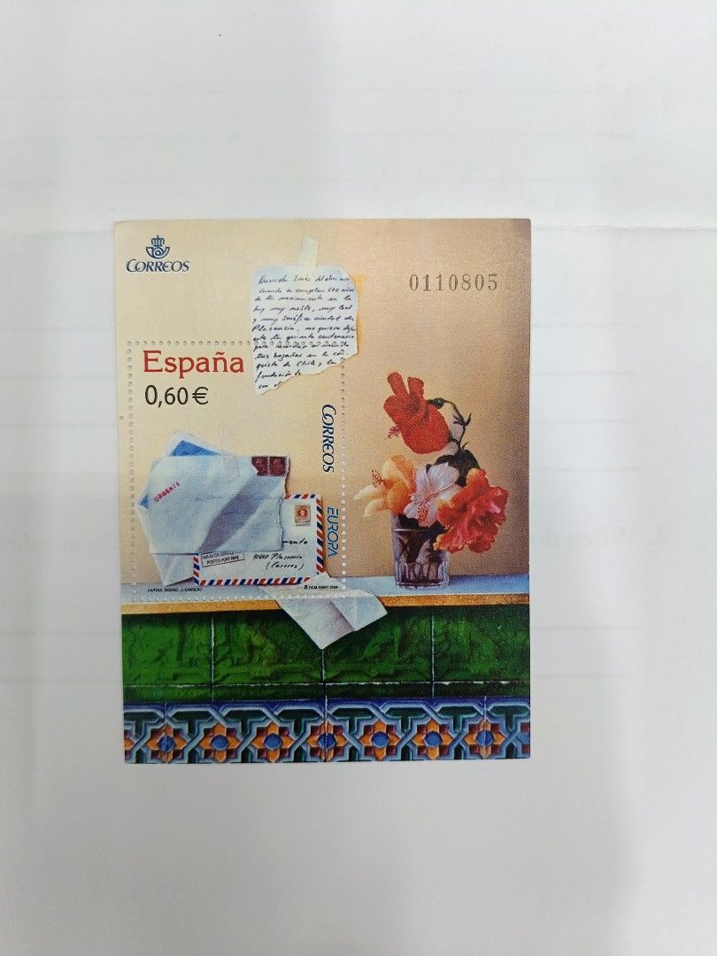 2008 Espana MS writing letters, Hobbies & Toys, Memorabilia ...