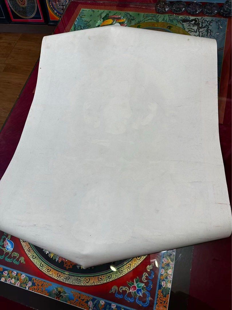 20cm x 30cm Green Tara 绿度母 多羅菩薩 Nepal Thangka 唐卡 (Hand Painted ...