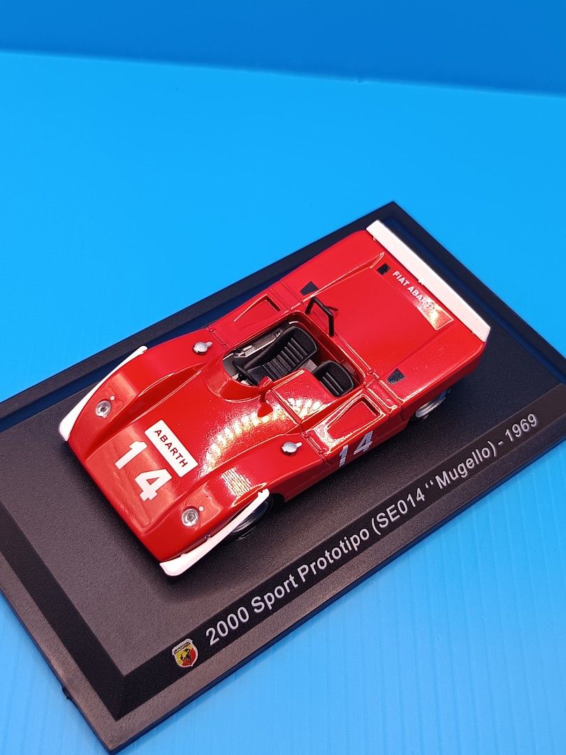 6) 1969 Fiat Abarth 2000 Sport Prototipo (SE014 "Mugello") - Scale 1/43 ...