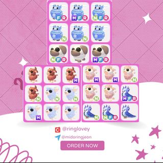 CHEAP Angus Cow Adopt Me! Winter Christmas 2025, Video Gaming, Gaming ...