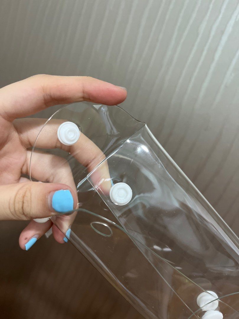 Acrylic Card Case with Carabiner (White), Hobbies & Toys, Toys & Games ...