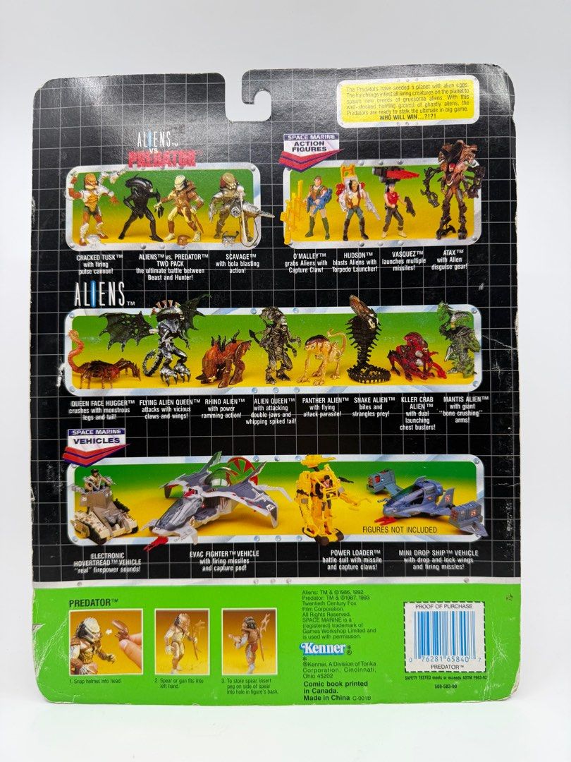 Aliens vs. Predator the Ultimate Battle Between Beast and Hunter Kenner ...