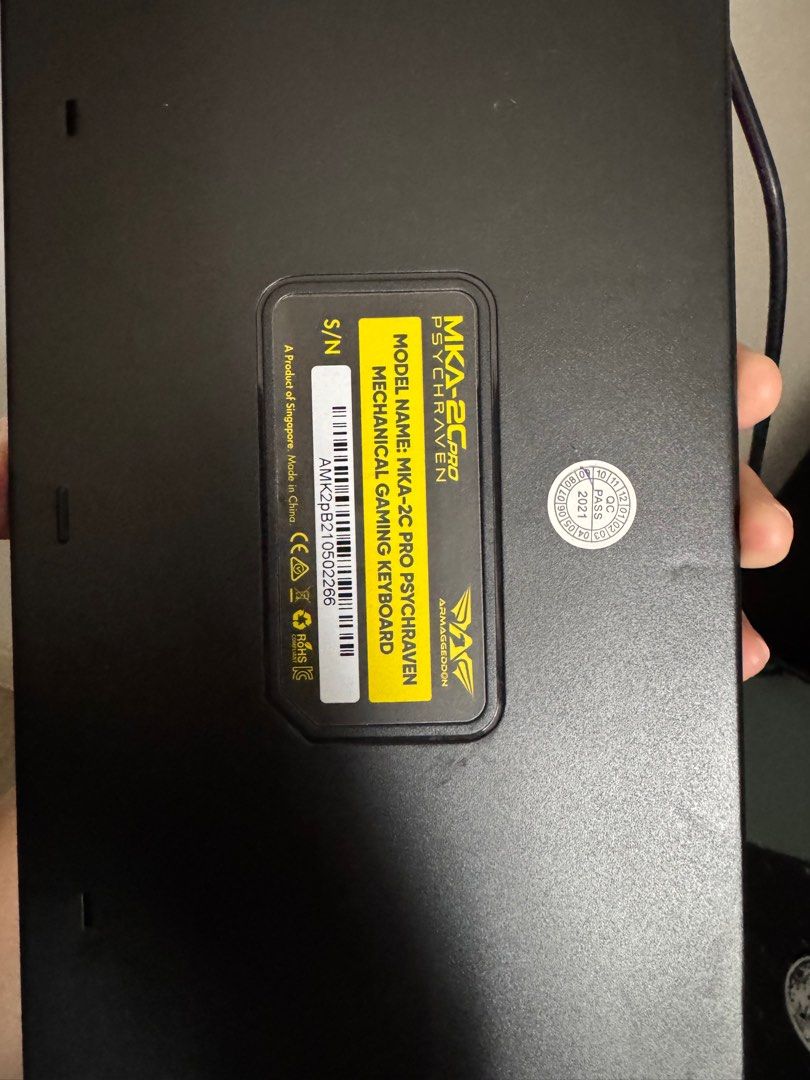 Armaggeddon MKA-2C Pro Psycheaven Mechanical Keyboard, Computers & Tech ...