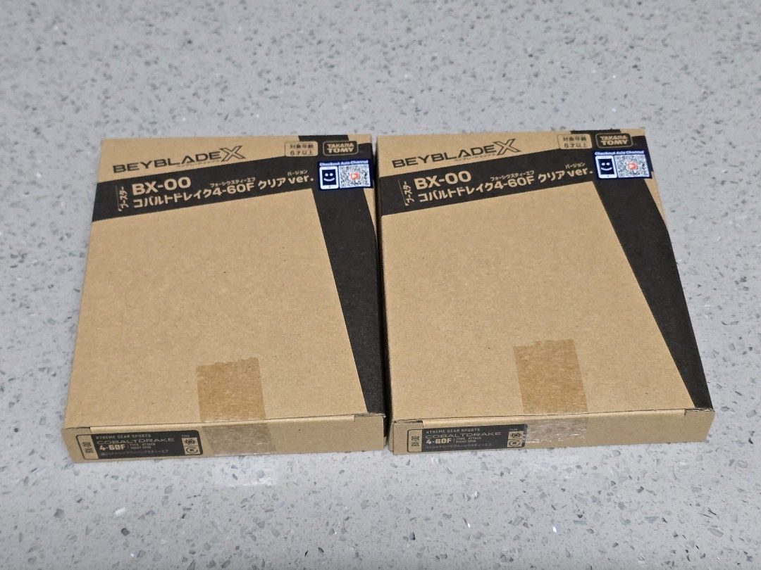 Beyblade X BX-00 Cobalt Drake 4-60F Clear Ver., Hobbies & Toys, Toys ...