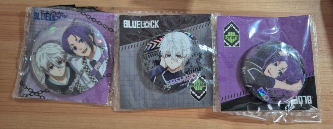 Blue Lock Anime Badges - Set of 3, Hobbies & Toys, Toys & Games on ...