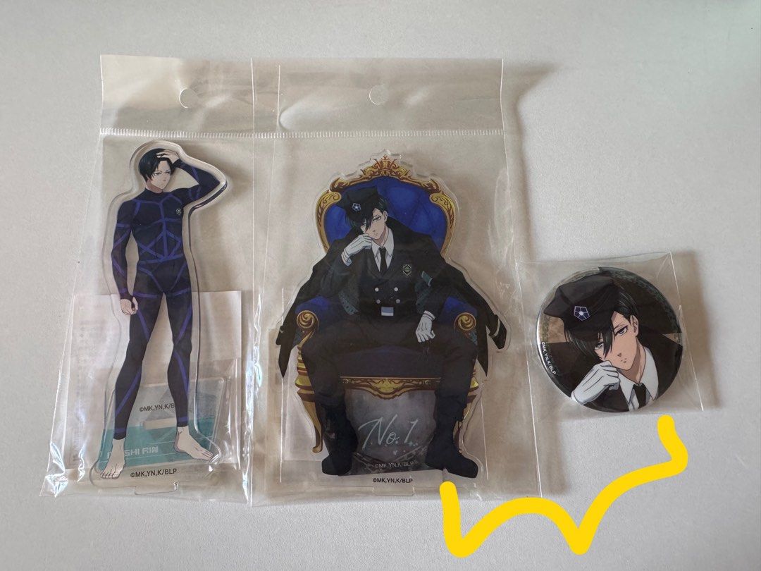 Blue lock rin exhibition stand, Hobbies & Toys, Memorabilia ...