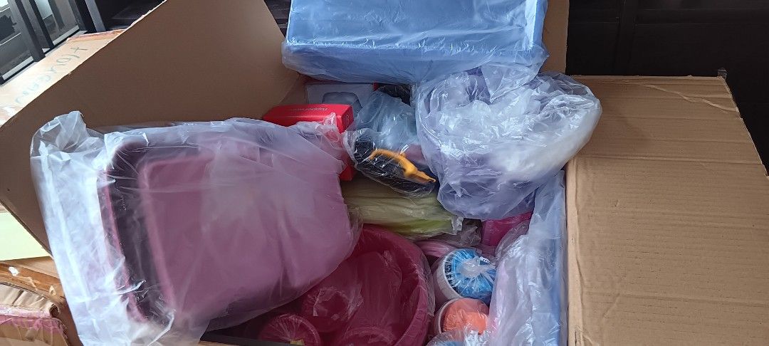 Carton Box Of Tupperware (2), Furniture & Home Living, Kitchenware ...