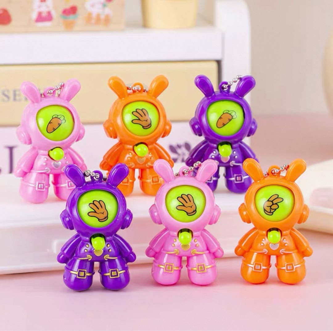 Finger Guessing Game Surprise Capsule Ball Toys with Colorful Bunny ...