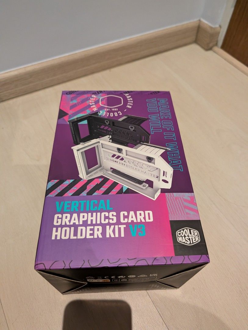 Cooler Master Vertical Graphics Card Holder Kit V3 Black, Computers ...