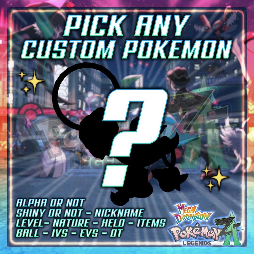 Customizable Pokémon for Legends Z-A, Hobbies & Toys, Toys & Games on ...