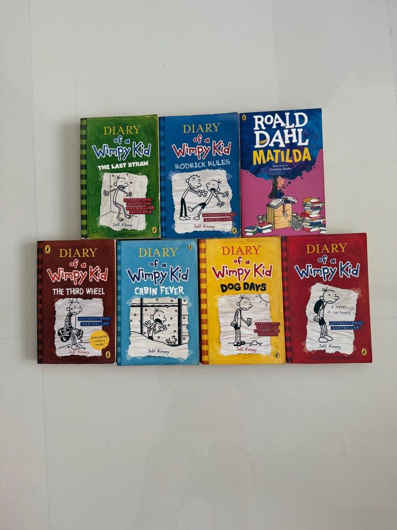 Diary Of A Wimpy Kid Books, Hobbies & Toys, Books & Magazines, Children ...