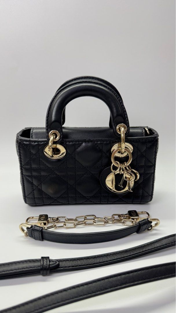 Dior | Micro Lady D-Joy Dual Strap, Luxury, Bags & Wallets on Carousell