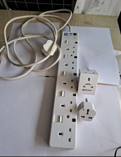 25 meter Heavy Duty Extension Cable with Double Socket, TV & Home ...