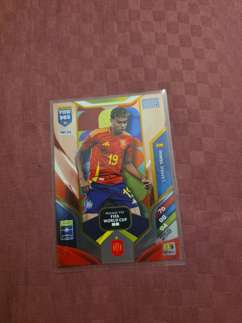 Fifa 365Lamine Yamal Road to World Cup Card (FWC36), Hobbies & Toys ...